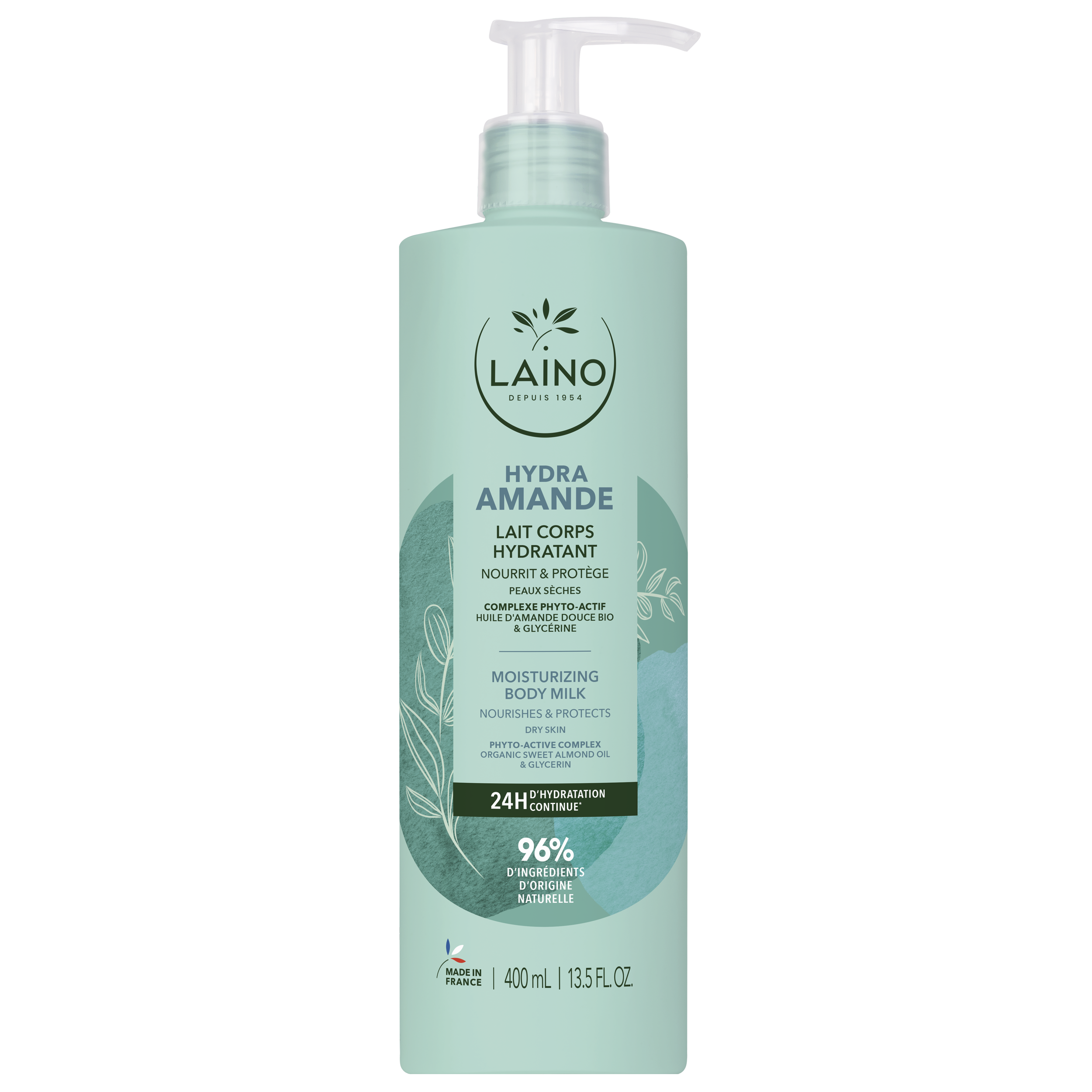 Moisturizing body milk Sweet almond | LAINO